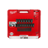 Milwaukee SHOCKWAVE™ 1/2" Drive 29PC Metric Deep 6 Point Impact Socket ...