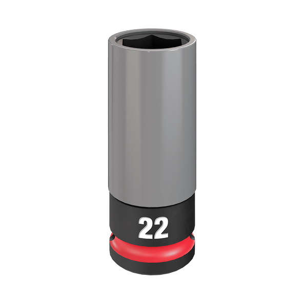 Milwaukee SHOCKWAVE Impact Duty™ 1/2" Drive 22mm Lug Nut Wheel Socket ...