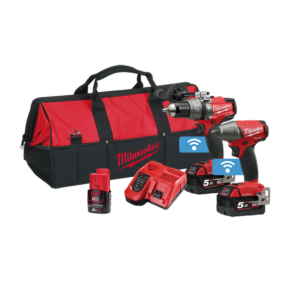 Milwaukee M18 FUEL™ ONE-KEY™ 2 Piece Power Pack 2B M18ONEPP2B-502B ...