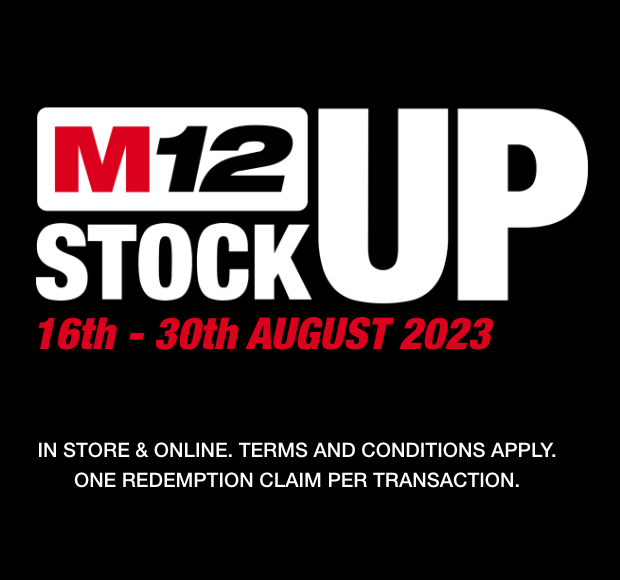 M12™ STOCK UP | Milwaukee Tool New Zealand